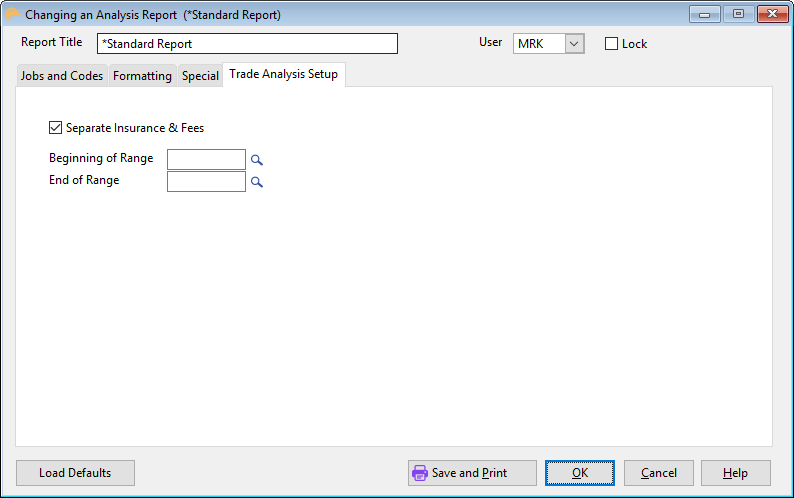 Trade Analysis Report