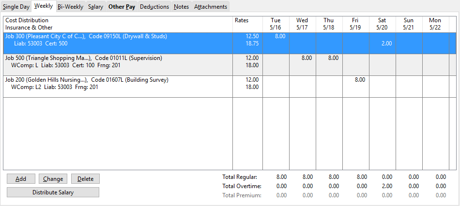 Timesheets By Employee